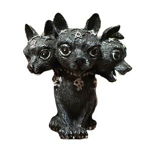Accents | Cerberus Three Headed Dog Hell Hound Resin Figurine Statue ...